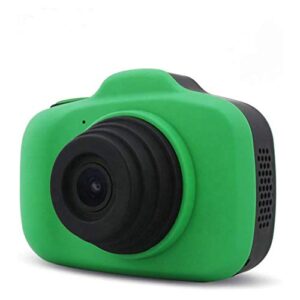 lkyboa kids camera,mini digital camera 2.3 inch cartoon cute camera toys children 1080p camera children camera birthday shockproof digital video (color : green)