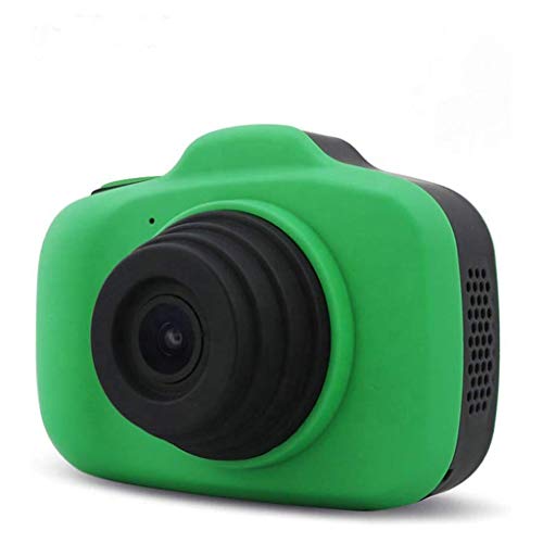 LKYBOA Kids Camera,Mini Digital Camera 2.3 Inch Cartoon Cute Camera Toys Children 1080P Camera Children Camera Birthday Shockproof Digital Video (Color : Green)