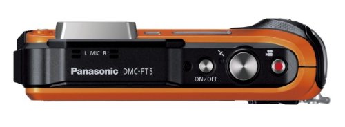 Panasonic Lumix DMC-FT5 Tough Shock & Waterproof Wi-Fi GPS Digital Camera (Orange)