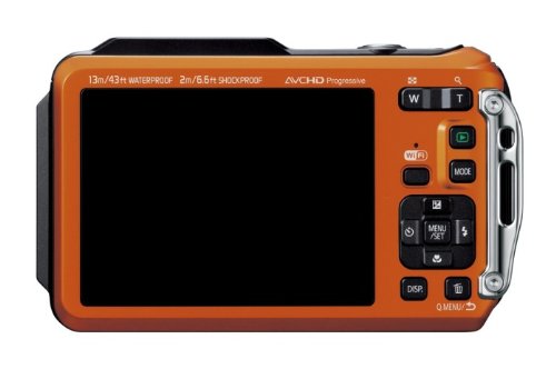 Panasonic Lumix DMC-FT5 Tough Shock & Waterproof Wi-Fi GPS Digital Camera (Orange)