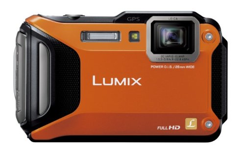 Panasonic Lumix DMC-FT5 Tough Shock & Waterproof Wi-Fi GPS Digital Camera (Orange)