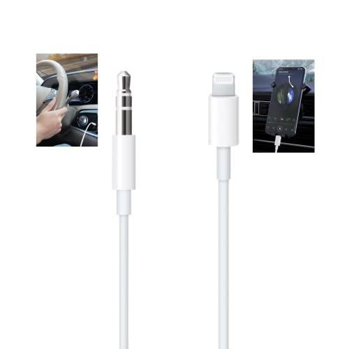 ONGAHON Aux Cord for iPhone 6.6FT,MFi Certified Long Aux Cable for Car Home Stereo,Speaker,Headphones Compatible for iPhone 14 13 12 11 Pro Max 5 6 7 8 Plus X XR XS iPad iPod