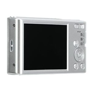 HD Camera, Portable Shock Proof 16X Digital Zoom Camera 44MP for Recording (Silver)