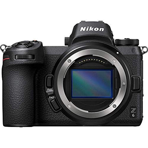 Nikon Z6 24.5MP FX-Format 4K Mirrorless Digital Camera (Body) FTZ Mount Adapter Kit Bundle (Renewed)