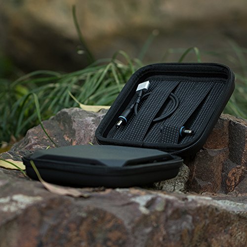 Omnicharge Omni 20 | Hard Protective Case with Well Padded Inner for All Your Powering Gear | Elasticated Inner Pocket for Cables and Connector Tips