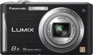 panasonic dmc-fh24k 16.1mp digital camera with 8x wide angle image stabilized zoom and 2.7 inch lcd (black)