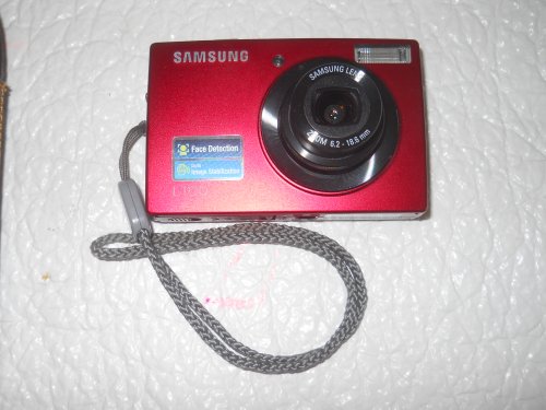 Samsung L100 8.2MP Digital Camera with 3x Optical Zoom (Red)