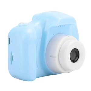 hurrise 2.0 inches 1080p hd kids digital camera 32gb card camera, mini portable digital camera for kids 3-9 years old kids (blue)