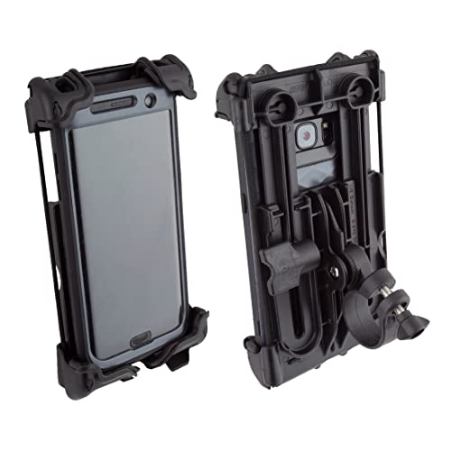 Delta Cycle Hbar Mount Smart Phone Holder Hefty Plus Black - HL6300JB