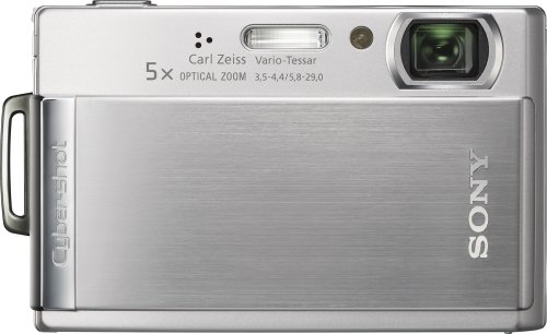 Sony Cybershot DSCT300 10.1MP Digital Camera with 5x Optical Zoom with Super Steady Shot (Silver)