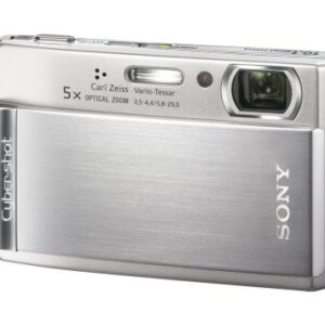 Sony Cybershot DSCT300 10.1MP Digital Camera with 5x Optical Zoom with Super Steady Shot (Silver)