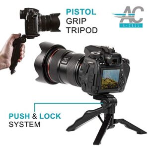 A-Cell 58mm Accessory Bundle for Canon EOS Rebel T7, T6, T5, T3, T100, 4000D, 2000D, 3000D and More with 32GB SanDisk Memory Card, Wide Angle Lens, Telephoto Lens, Tripod, Backpack