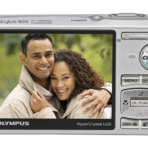 Olympus Stylus 820 8MP Digital Camera with 5x Optical Zoom (Silver)