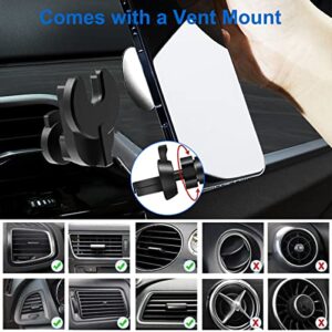 Upgraded Car Cup Holder Phone Mount Compatible with Popsocket Holder Grips, Flexible Gooseneck Car Socket Mount for Phone Expanding Stand, Car Phone Holder Fits iPhone Samgsung and Any Smartphones