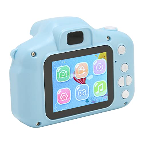 Keenso 2.0 Inches 8MP/1080P Kids Camera Selfie Camera 32GB Card Camera, Mini Camera Kids Rechargeable, Ideal Gift for Boys Girls