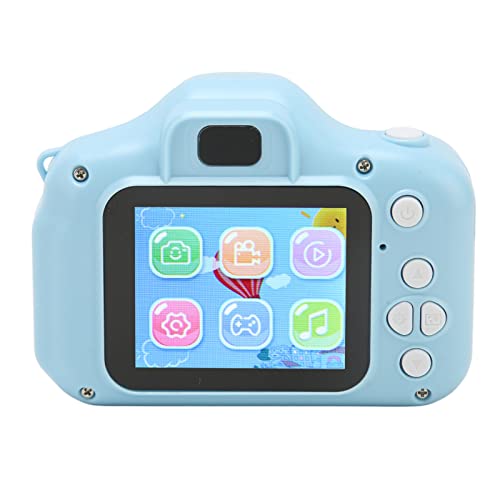 Keenso 2.0 Inches 8MP/1080P Kids Camera Selfie Camera 32GB Card Camera, Mini Camera Kids Rechargeable, Ideal Gift for Boys Girls