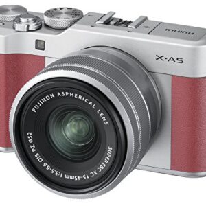 Fujifilm X-A5 Mirrorless Digital Camera w/XC15-45mmF3.5-5.6 OIS PZ Lens - Pink