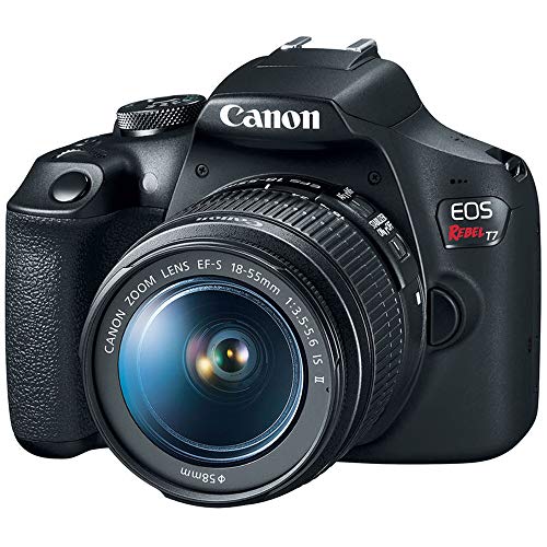 Canon 2727C002 EOS Rebel T7 Digital SLR Camera 18-55mm f/3.5-5.6 is II Kit - (Renewed)