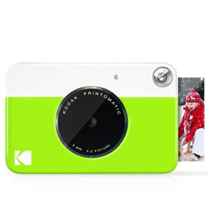 Kodak Printomatic Digital Instant Print Camera (Blue) Print Memories Instantly & Printomatic Digital Instant Print Camera (Green) & Printomatic Digital Instant Print Camera (Black)