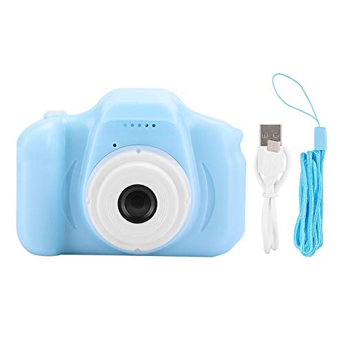 Keenso 2.0 Inches HD 1080P Camera Camera Kids Camera Camera 32GB Card Selfie Mini Camera Kids Rechargeable, (Blue)