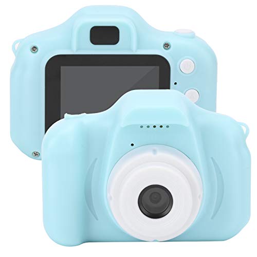 Kids Digital Camera, HD Kids Digital Video Camera, Multifunctional Children's Digital Camera Photo Video with Memory Card Mini Gift (Green 32GB)