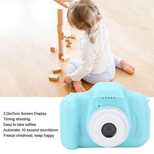 Kids Digital Camera, HD Kids Digital Video Camera, Multifunctional Children's Digital Camera Photo Video with Memory Card Mini Gift (Green 32GB)