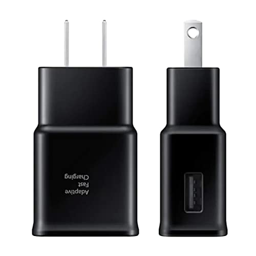 Adaptive Fast Charging Wall Charger Adapter Compatible Samsung Galaxy S8 S9 S10 S20 S21 S10e S6 S7 /Edge/Plus/Active, Note 5,Note 8, Note 9 and Other Smartphones/Devices, Quick Charge, 3 Pack