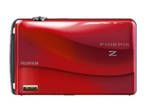 fujifilm finepix z700exr 12 mp super ccd exr digital camera with 5x optical zoom and 3.5-inch touch-screen lcd (red)