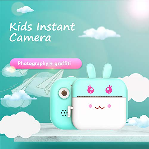 Camera Printing Paper, 10 Rolls Photo Printer Paper for Kids Printer Camera, Children's Camera Instant Print Rolls, Refill Print Paper for Kids Camera