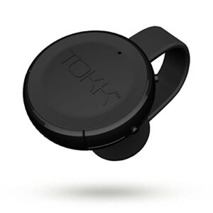 tokk smart wearable assistant hands-free bluetooth speaker phone, black (tok-00329)