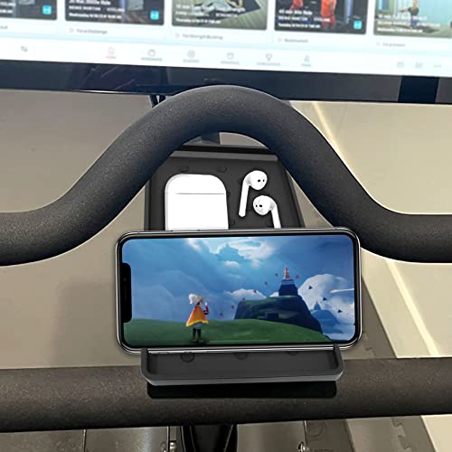 ADOTBLOB Upgraded Phone Holder for Peloton Bike Phone Mount Bracket Holder Sports for Peloton Phone Mount Peloton Handlebar Stable Anti-Slippery Phone Holder Compatible Peloton Accessories