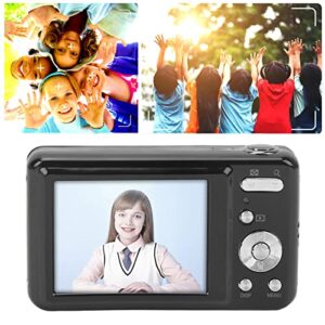 Vbestlife 48MP HD Camera, 2.7in TFT 8X Optical Zoom Portable Digital Camera, for Children Beginners, 750mah Portable Children Video Camera, Support 32GB Memory Card, Gift for Students(Black)