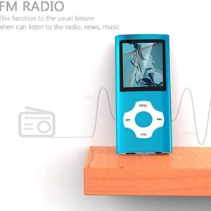 MP3 Player / MP4 Player, Hotechs MP3 Music Player with 32GB Memory SD Card Slim Classic Digital LCD 1.82'' Screen Mini USB Port with FM Radio, Voice Record