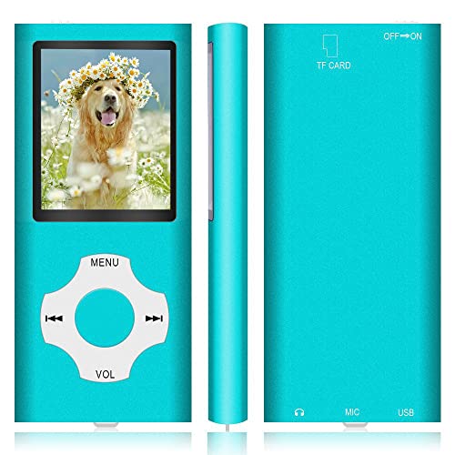 MP3 Player / MP4 Player, Hotechs MP3 Music Player with 32GB Memory SD Card Slim Classic Digital LCD 1.82'' Screen Mini USB Port with FM Radio, Voice Record