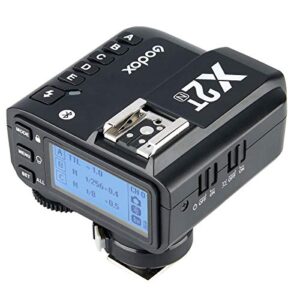 Godox X2T-N TTL Wireless Flash Trigger for Nikon, Bluetooth Connection, 1/8000s HSS,5 Separate Group Buttons, Relocated Control-Wheel, New Hotshoe Locking, New AF Assist Light