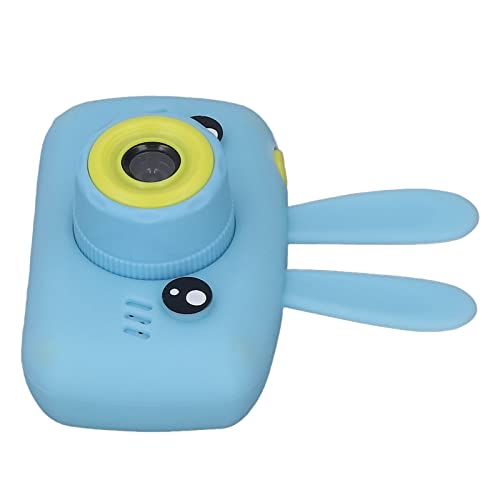 Children Photo Camera, Portable MP3 Function Kids Camera Auto Focusing Built in Games for Playing(Blue)