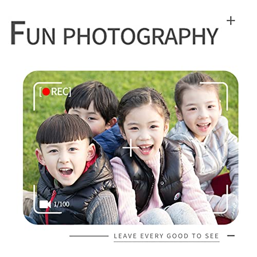 Children Photo Camera, Portable MP3 Function Kids Camera Auto Focusing Built in Games for Playing(Blue)