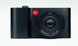 leica 018-180 t 16 mp mirrorless digital camera with 3.7-inch lcd, black anodized