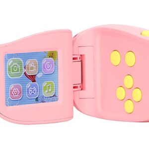 Qinlorgo Kids Digital Camera, Mini Kids Camera 2 Inch TFT Screen Multifunctional Easy to Use for Kids Education (Pink)