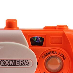 Children's Camera Projection Camera Kids Animal Projection Patterns Simulation Digital Camera Children Educational Learning Study Christmas Birthday Gifts Gnomes Garden (yellow,pink,orange, One Size)