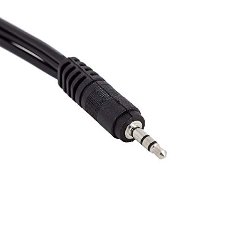 Ancable 3.5mm (1/8") TRS 1 Male to 3 Female 3-Way Stereo Splitter Audio Cable