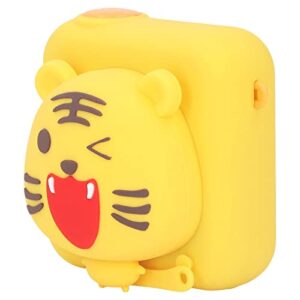 kids camera, 32gb memory card kid camera digital cute cartoon yellow tiger 600mah battery multi function 20 million px for outdoor for christmas for home