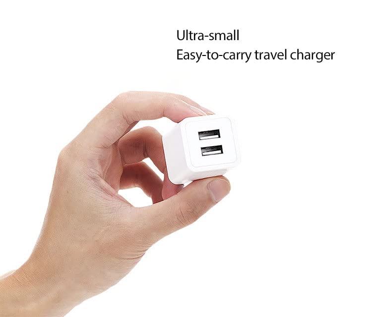 Quick Charge 3.0 Ylishi 10W USB Wall Charger Block Fast USB Wall Plug Compatible Phone 13/13 Mini/13 Pro/13 Pro Max/12 Pro Max SE (White)