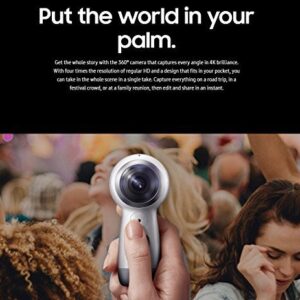 Samsung Gear 360 SM-R210 (2017 Edition) Spherical Cam 360 degree 4K Camera (International Version) (Renewed)