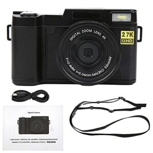 digital camera,digital camera 3in lcd screen 180 degree rotation 2.7k 48mp high definition usb charging