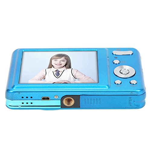 Digital Camera, Kids Camera 2.7in 48MP High Definition Camera with 8X Zoom, Compact Portable Mini Cameras for 4-15 Year Old Kid Children Teen Student Girls Boys(Blue)