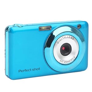 Digital Camera, Kids Camera 2.7in 48MP High Definition Camera with 8X Zoom, Compact Portable Mini Cameras for 4-15 Year Old Kid Children Teen Student Girls Boys(Blue)