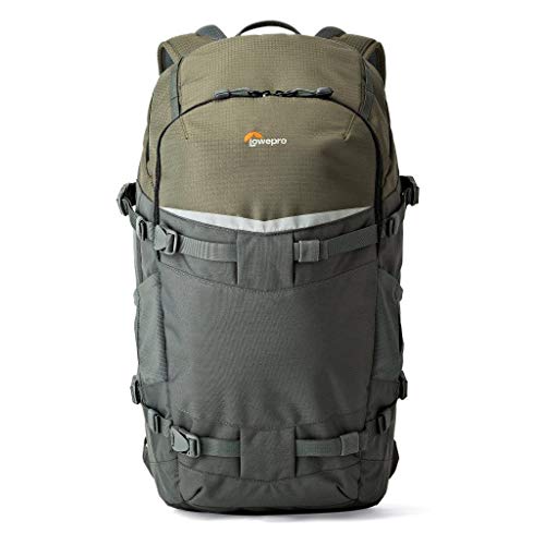 Lowepro LP37016-PWW Flipside Trek BP 450 AW Backpack for Camera, Grey/Dark Green