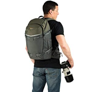 Lowepro LP37016-PWW Flipside Trek BP 450 AW Backpack for Camera, Grey/Dark Green