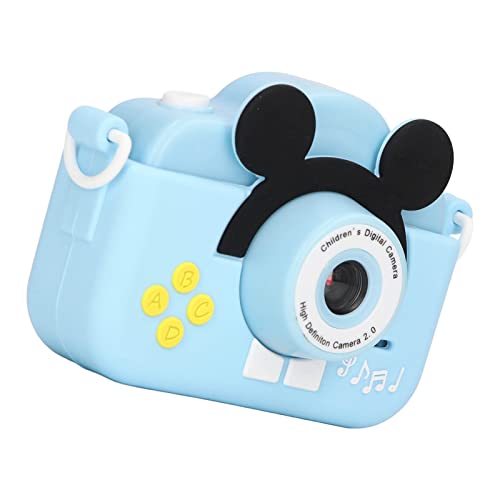 Tgoon Mini Kids Camera, Simple Operation Kids Camera Dual Camera 2000W with Lanyard for Home